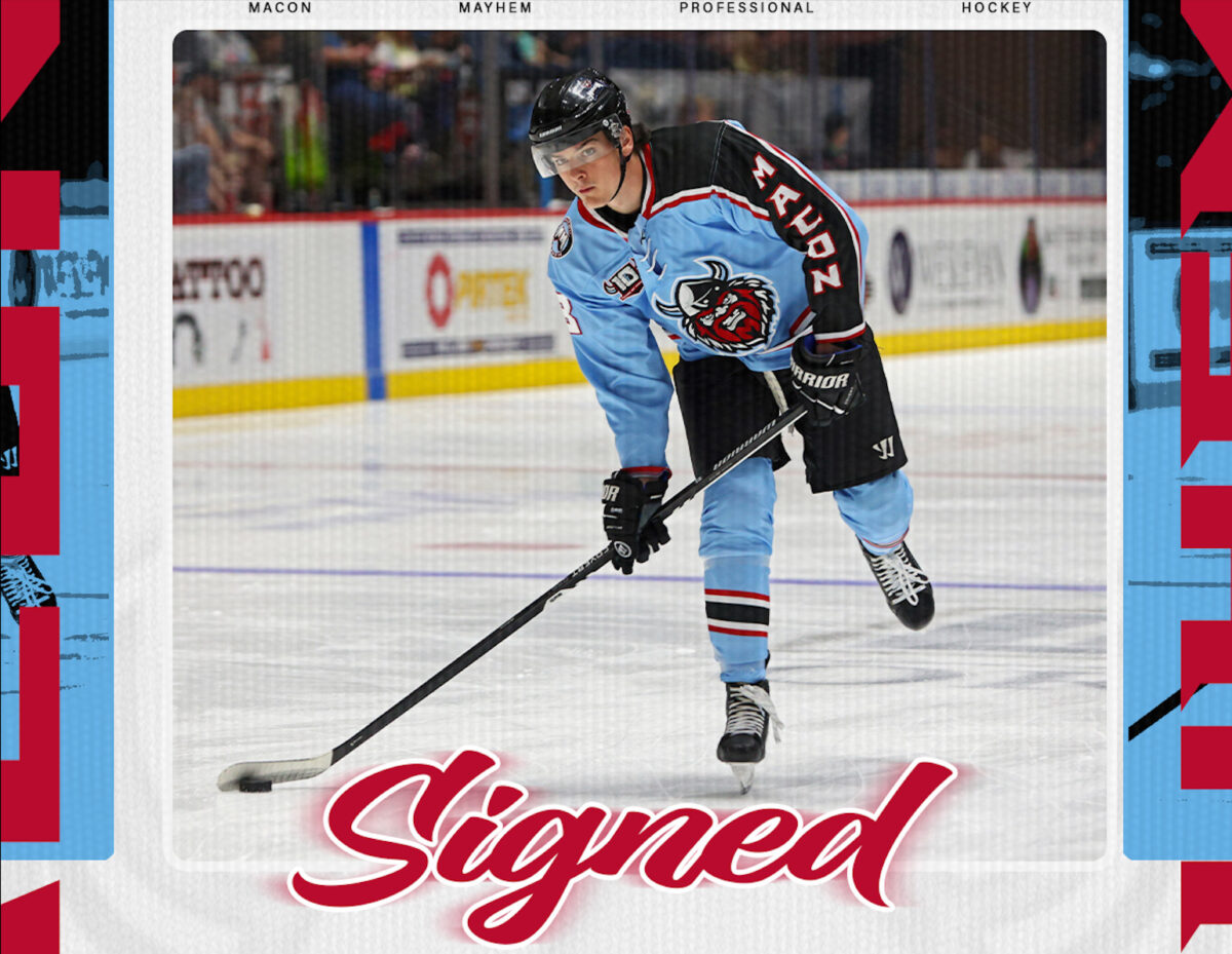 Johansen Returns to Macon - Macon Mayhem Pro Hockey